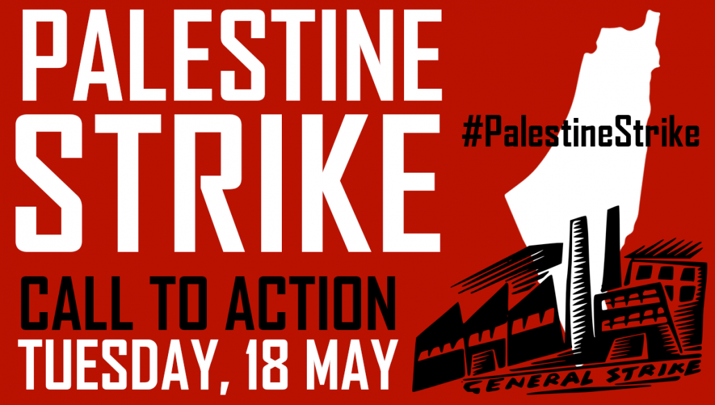 Palestine general strike supported - Forsa