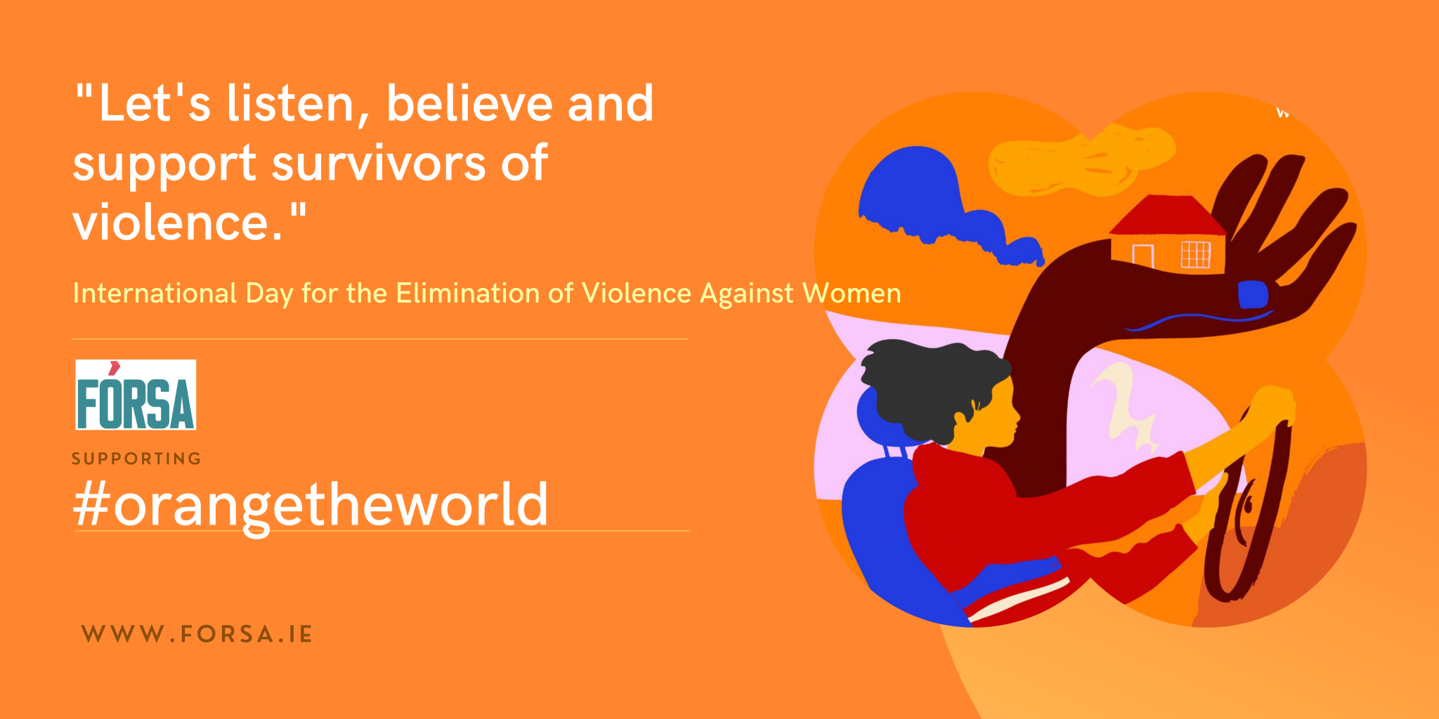 Fórsa backs #OrangeTheWorld anti-violence campaign - Forsa