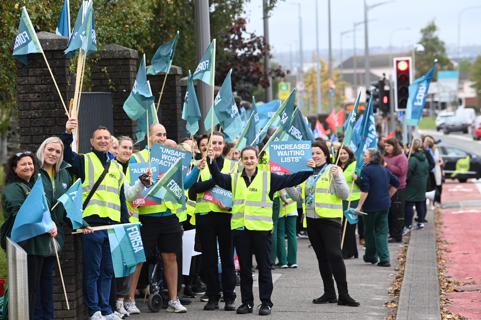 Industrial action in the HSE - Notice served - Forsa